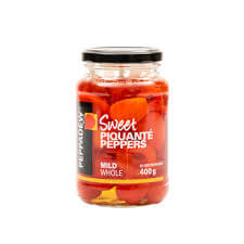 Peppadew Peppers Sweet Piquante (MILD) Peppers Whole 400g ...