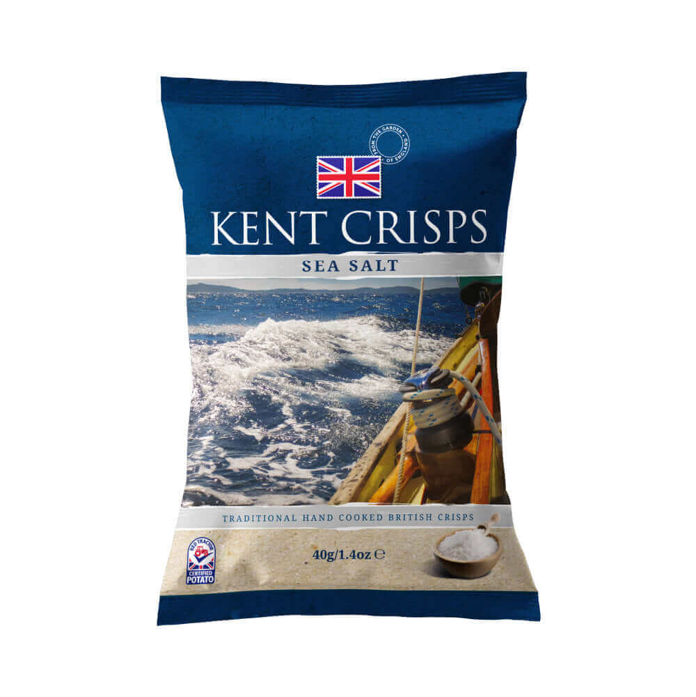 Kent Sea Salt Traditional Hand Cooked Crisps 40g – International Food Shop