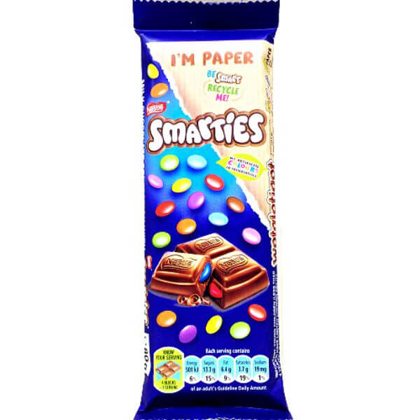 Nestle Chocolate Bar with Smarties Chocolate Slab HEAT SENSITIVE ITEM ...
